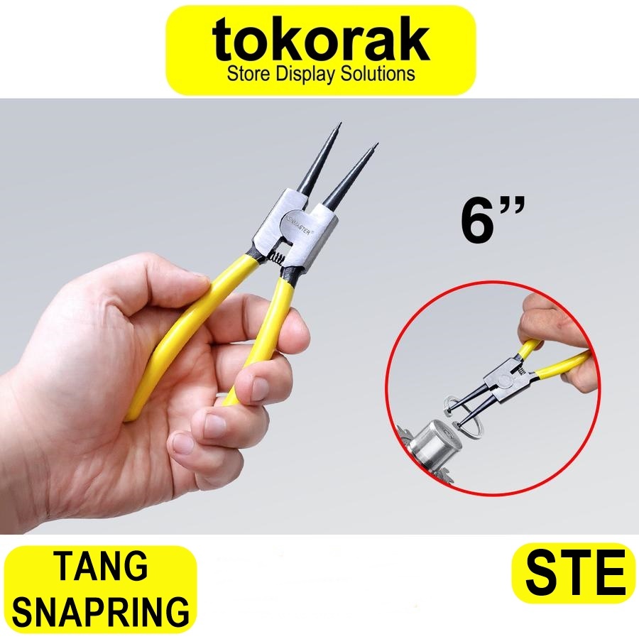 Jual TANG SNAP RING 6 INCH KENMASTER TANG CIRCLIP LURUS TEKAN BUKA (STE ...