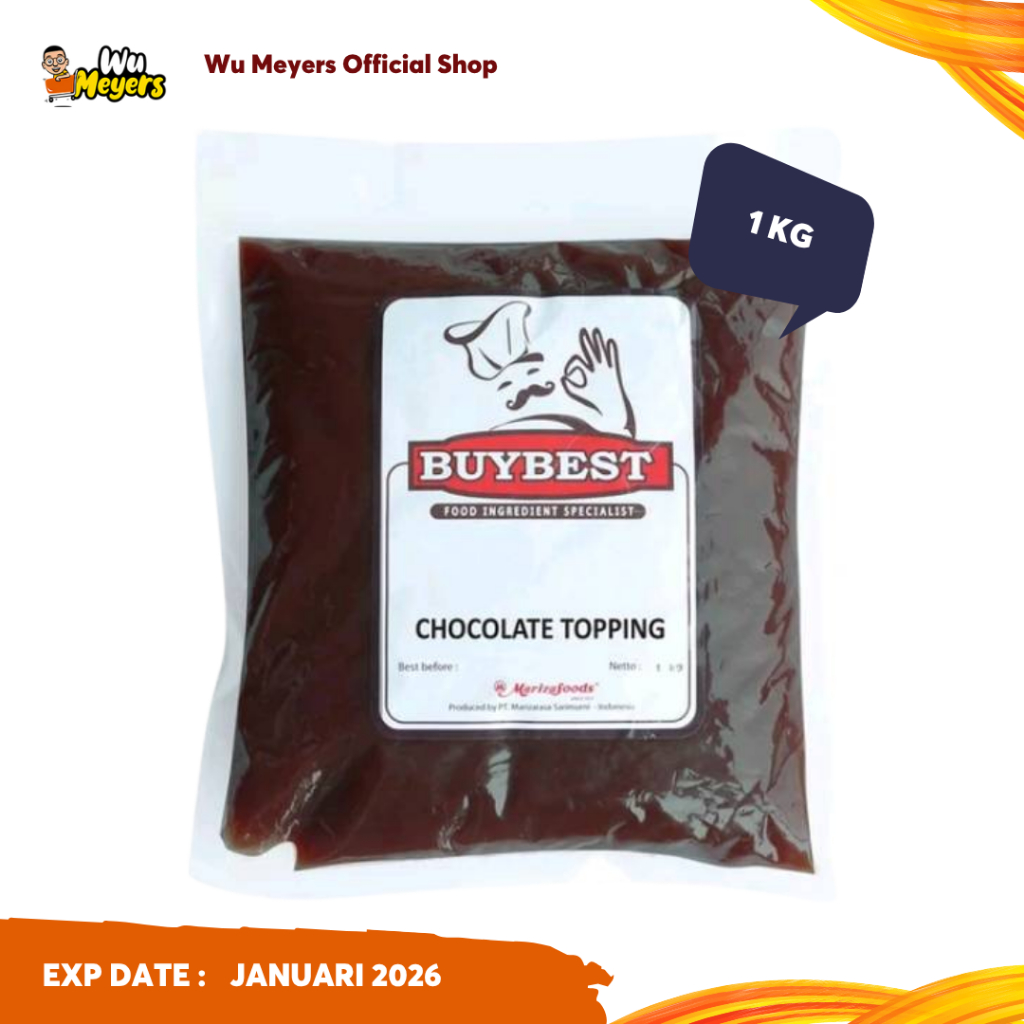 Jual BuyBest Chocolate Topping - Selai Toping Coklat Refill 1kg ...