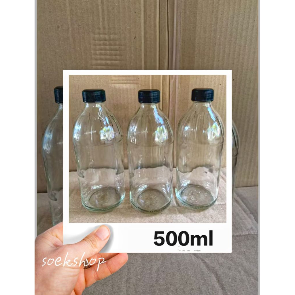 Jual Botol Kaca 500ml Model Apel – Bening, Cocok untuk Jus, Sirup, Infused Water | Shopee Indonesia