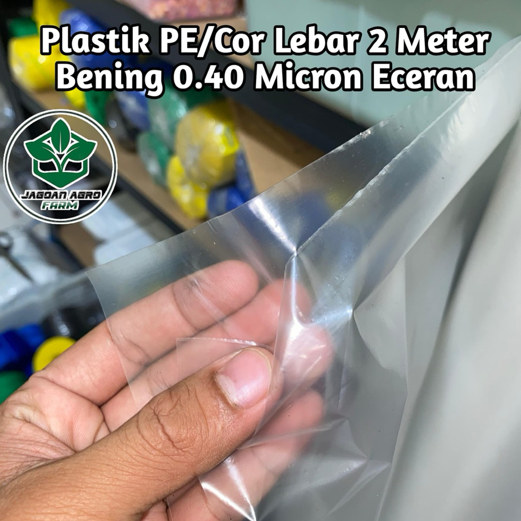 Jual Plastik PE bening 0.4 micron lebar 2 Meter - Plastik cor pe ...