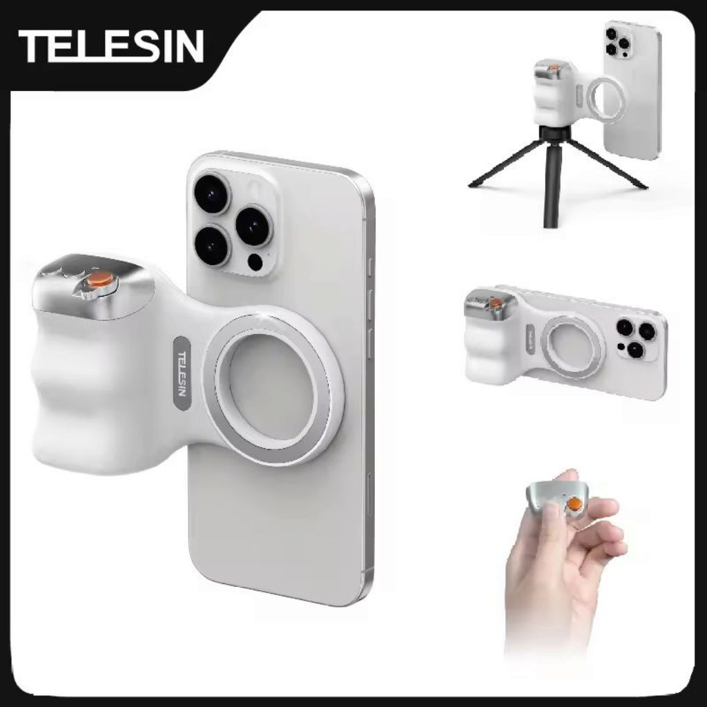 Jual TELESIN MagSafe Camera Shutter Grip for iPhone 16 Pro Max 15 14 13 ...