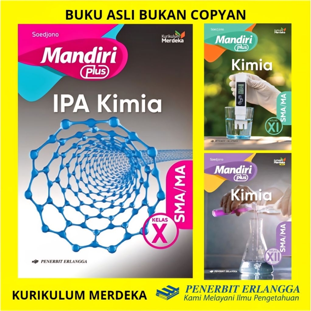 Jual MANDIRI PLUS IPA KIMIA KELAS 10 11 12 SMA PENERBIT ERLANGGA ...