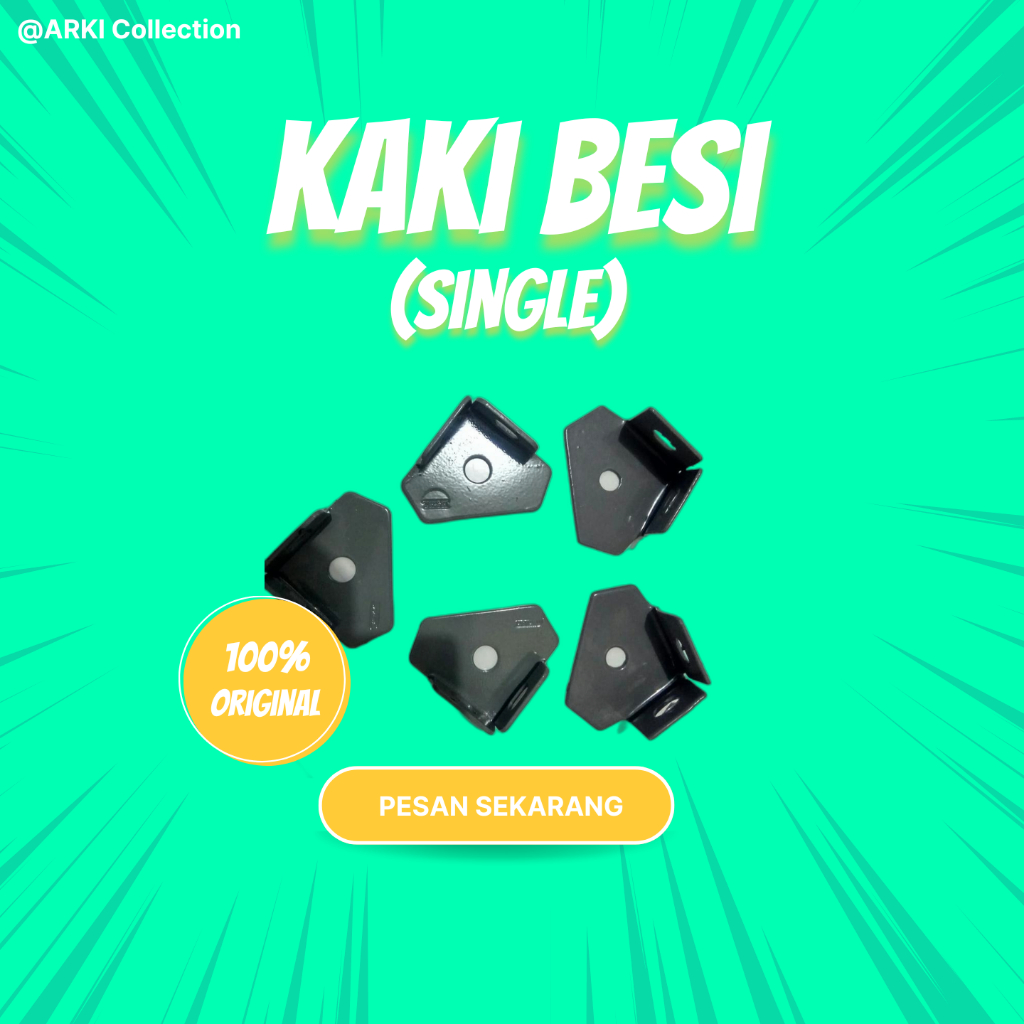 Jual Kaki besi single base untuk rak besi siku lubang | Shopee Indonesia