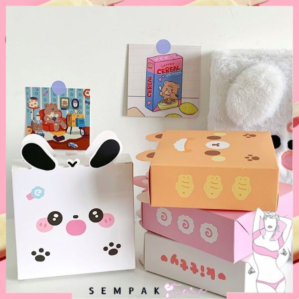 Jual SS Goodie Box Hampers Gift Cute Animal Series Paper Box Ultah Kids ...