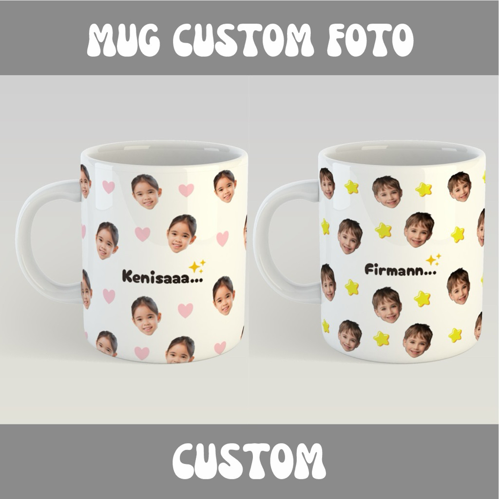Jual MUG CUSTOM FOTO | KADO | LUCU | CUTE | CUSTOM TULISAN | Shopee ...