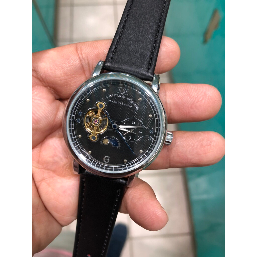 Jual jam tangan vintage pria A lange and sohne automatic normal ...