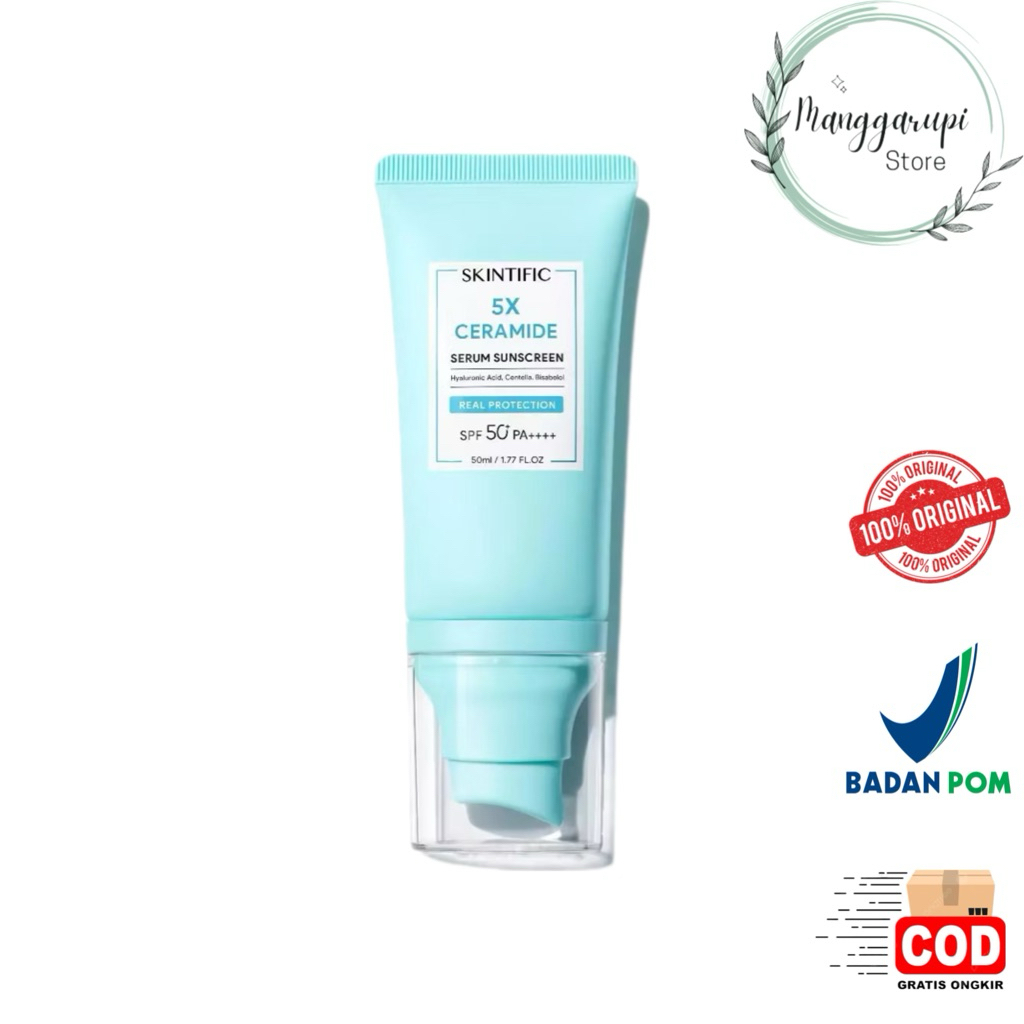 Jual SKINTIFIC - 5X Ceramide Serum Sunscreen SPF 50 PA++++ | Sun-Repair ...