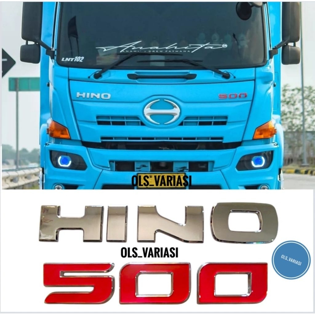 Jual Emblem Hino 500 / Logo Hino 500 / Emblem Hino500 / Logo Hino500 ...