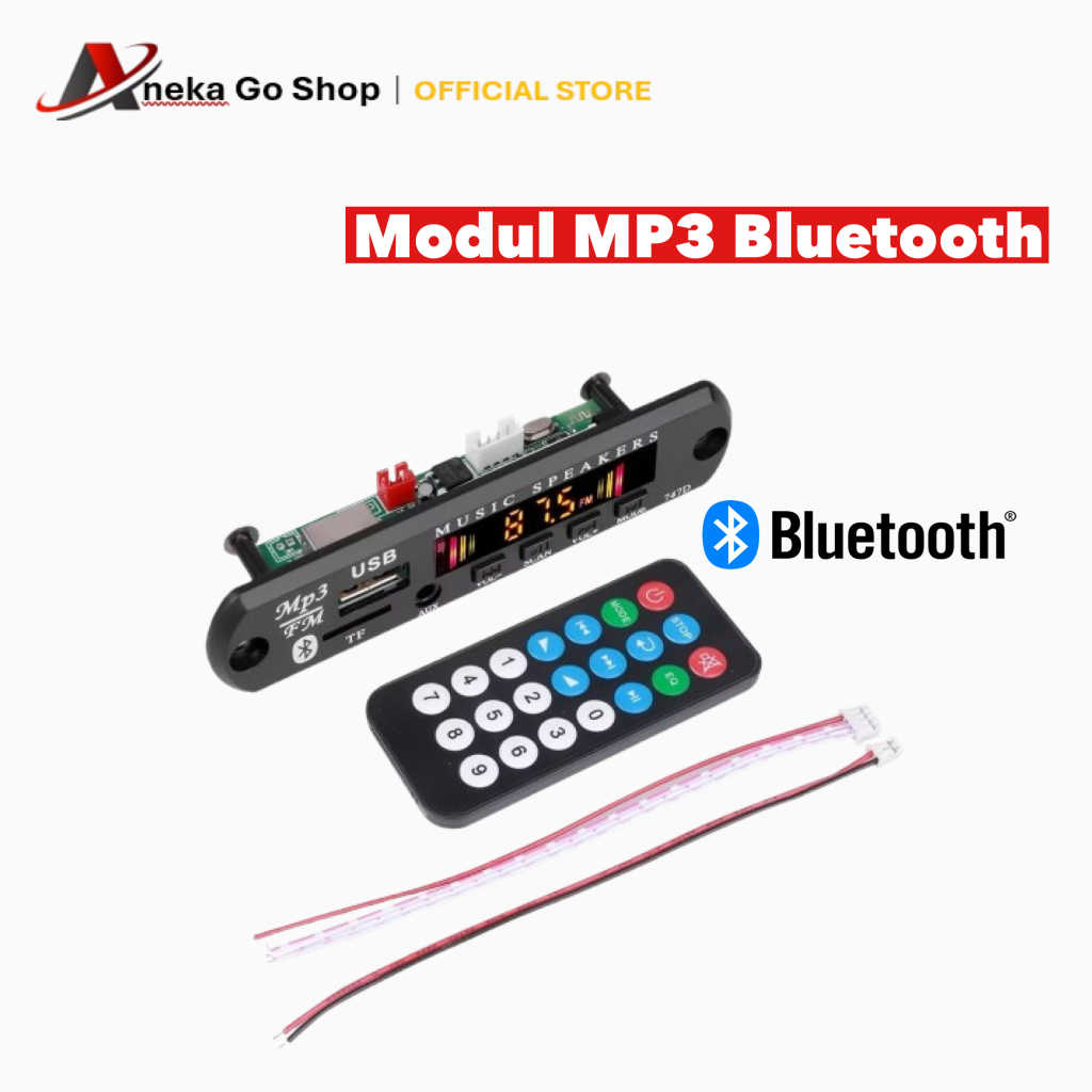 Jual MP3 kit Modul bluetooth 12V radio usb aux | Shopee Indonesia