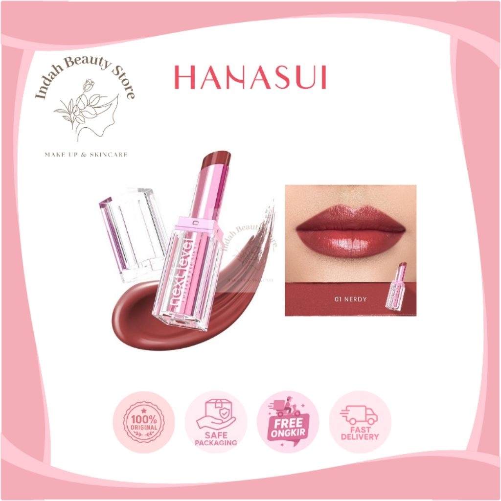 Jual HANASUI Butter Balm Tint - 01 Nerdy | Shopee Indonesia
