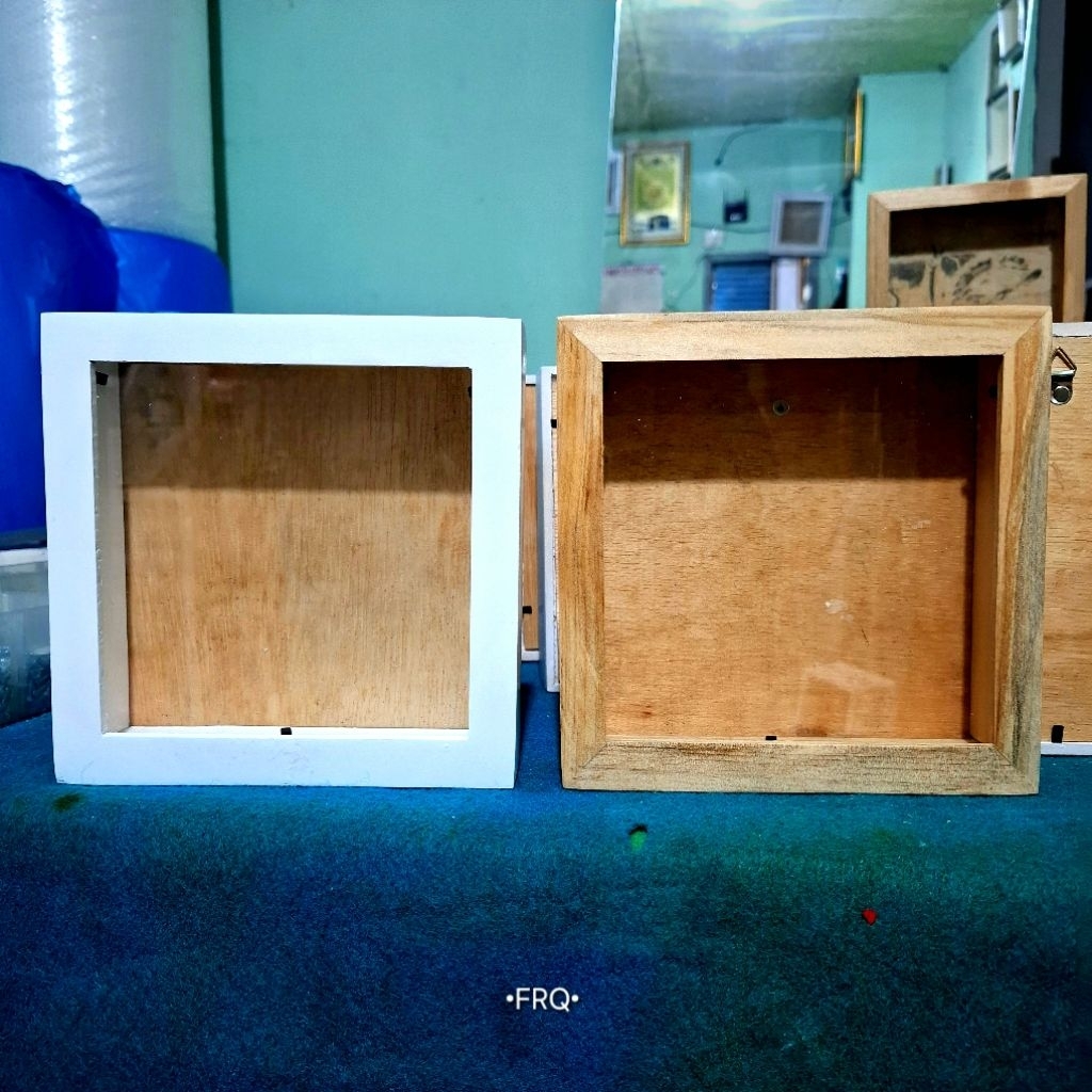 Jual Bingkai kayu 3D sacrab-box / figura 3d [ 15 x 15 ] | Shopee Indonesia