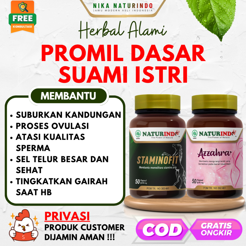 Jual Obat Herbal Promil Paket Suami Istri Cepat Hamil Program Kehamilan Penyubur Kandungan Dan ...