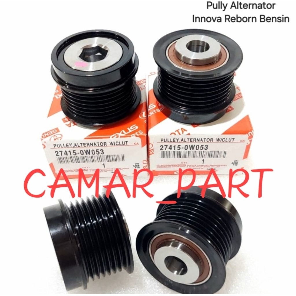Jual PULLEY PULLY ALTERNATOR PULI POLI PULY ALTERNATOR TOYOTA INOVA NEW ...