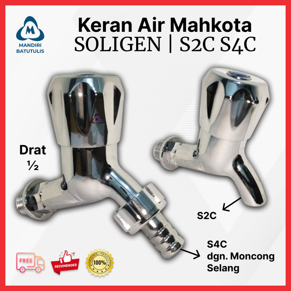 Jual Keran Air Putar Taman S2C / Kran Soligen / Kran Putar Chrome ...