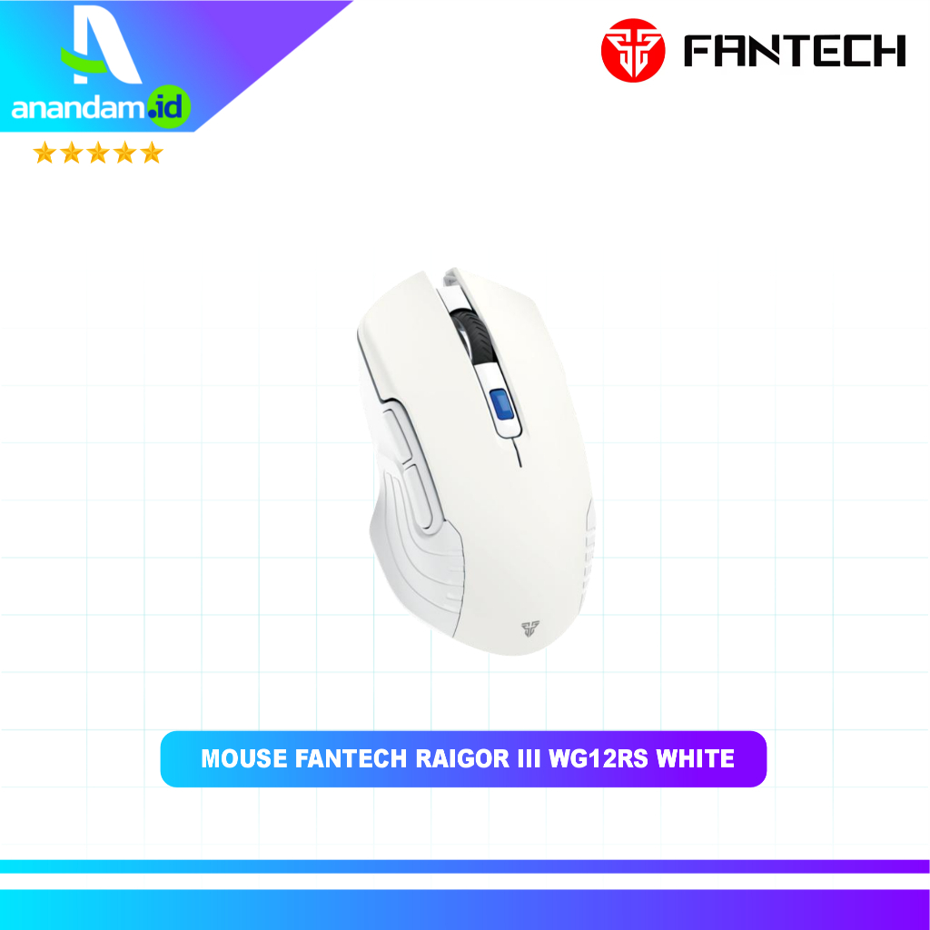 Jual Fantech RAIGOR III WG12 WG12R WG12RS Silent Mouse Wireless Gaming Baterai Rechargeable ...
