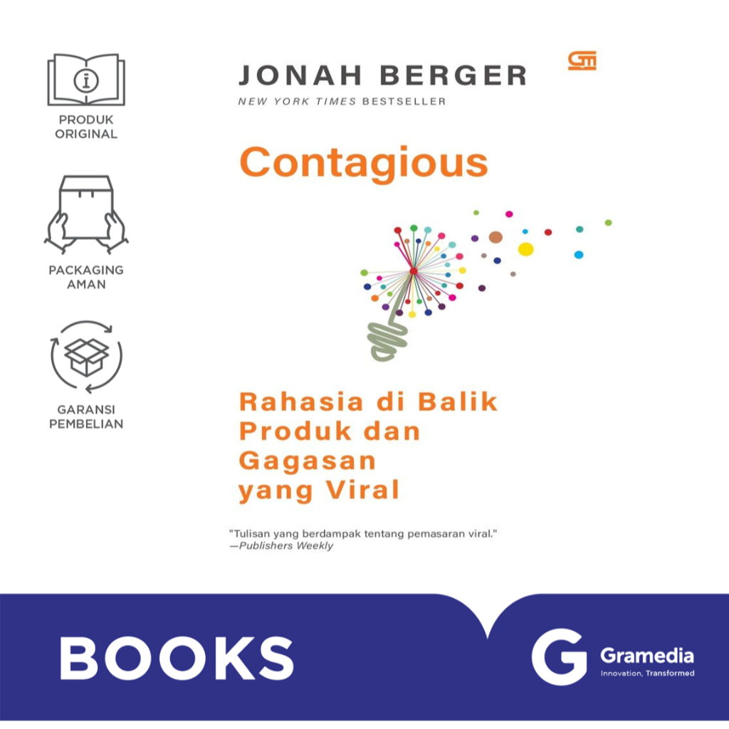 Jual Buku Contagious Rahasia di Balik Produk dan Gagasan yang Populer (Jonah Berger) | Shopee ...