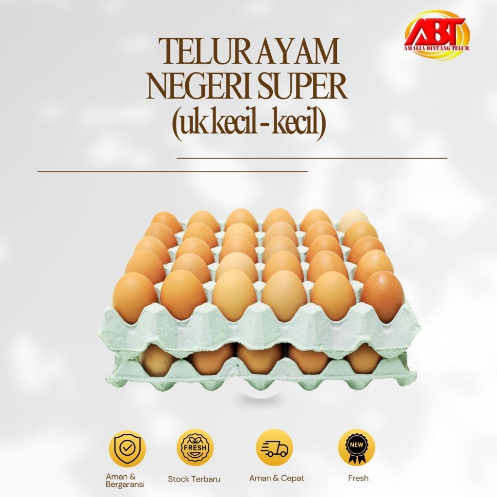 Jual ABT - Telur Ayam Negeri Ukuran Kecil Super Lezat dan Bergizi (1kg ...