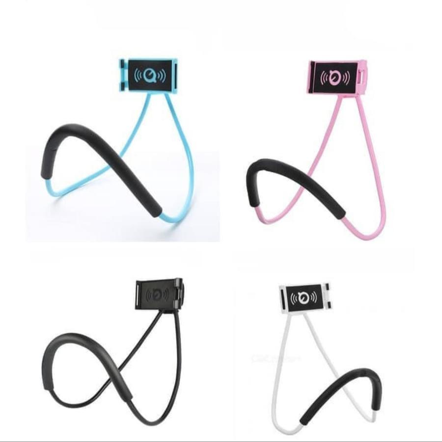 Jual GJR Lazypod Leher Lazy Neck Lazy Pod Holder HP Flexible Hanging ...