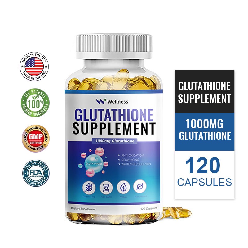 Jual Wellness Glutathione Suplemen 1000mg, Meningkatkan Kondisi Kulit ...