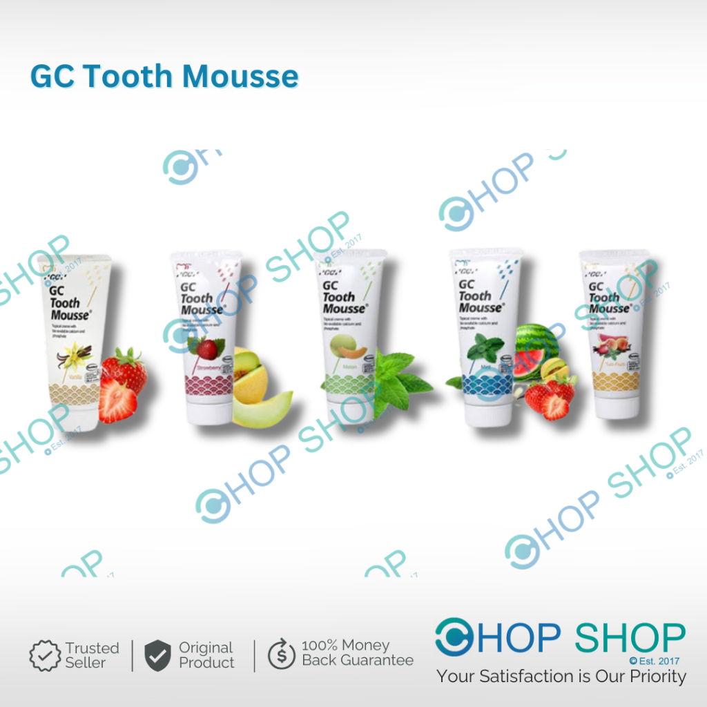 Jual ORIGINAL GC Tooth Mousse Vitamin & Mineral Gigi Balita dan Dewasa ...