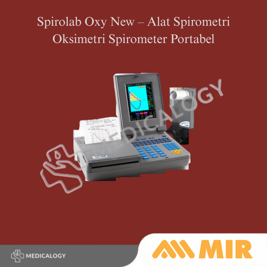 Jual Spirolab Oxy New – Alat Spirometri Oksimetri Spirometer Portabel ...