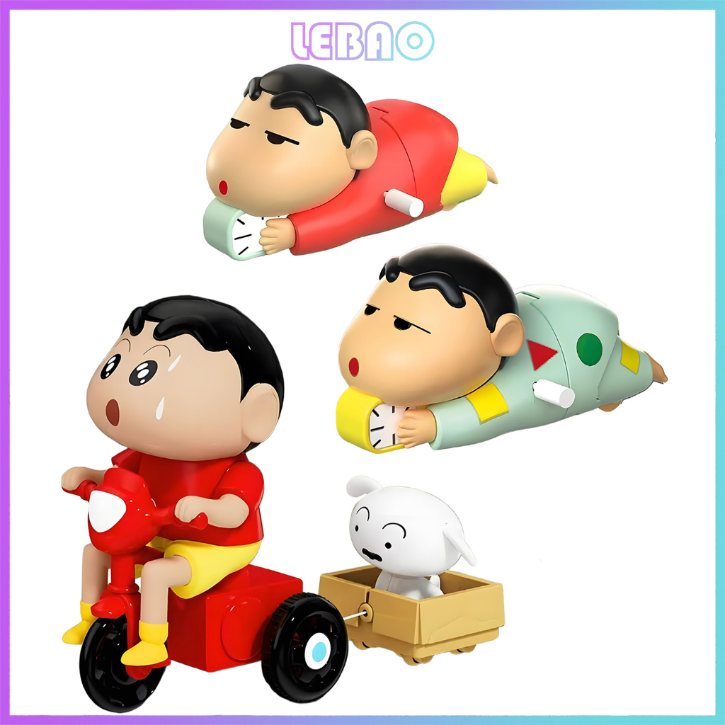 Jual (COD) LEBAO Figure Crayon Shinchan Dynamic Life Bisa Gerak Mainan ...