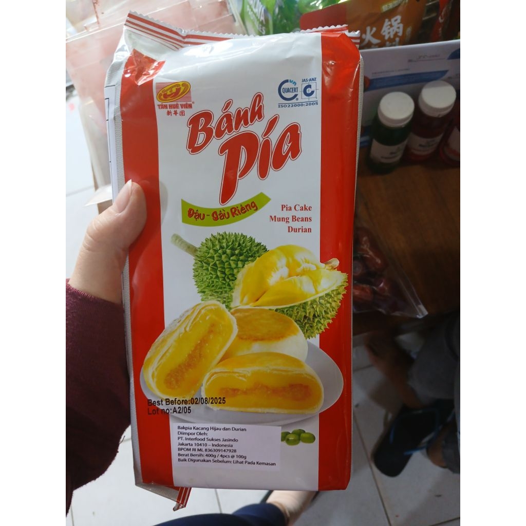 Jual RB Pia Durian Banh Pia Chay 300gr ( Asli Durian Musang King ...