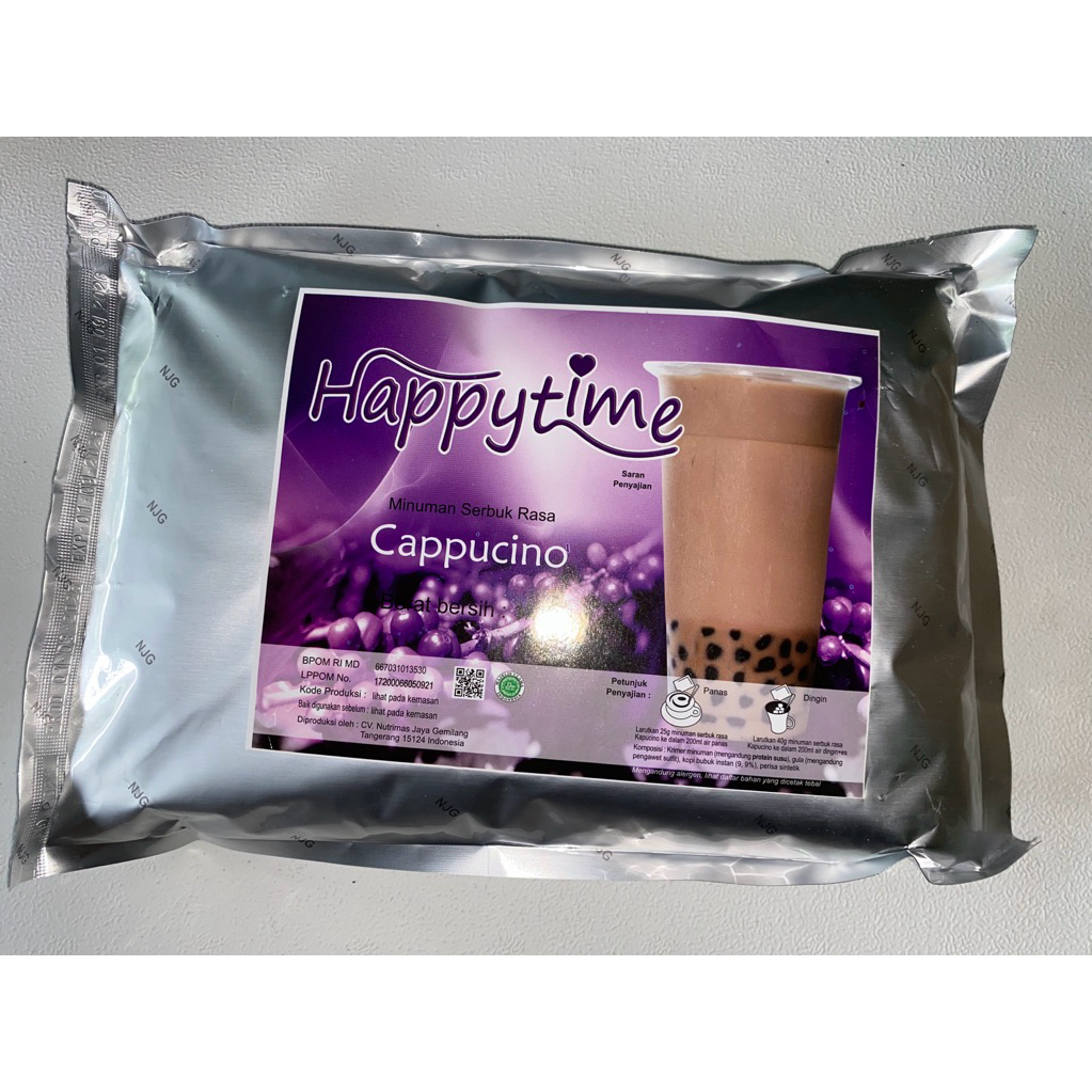 Jual MINUMAN SERBUK HAPPYTIME ANEKA RASA @ 1kg | CAPUCINO | MANGGA ...