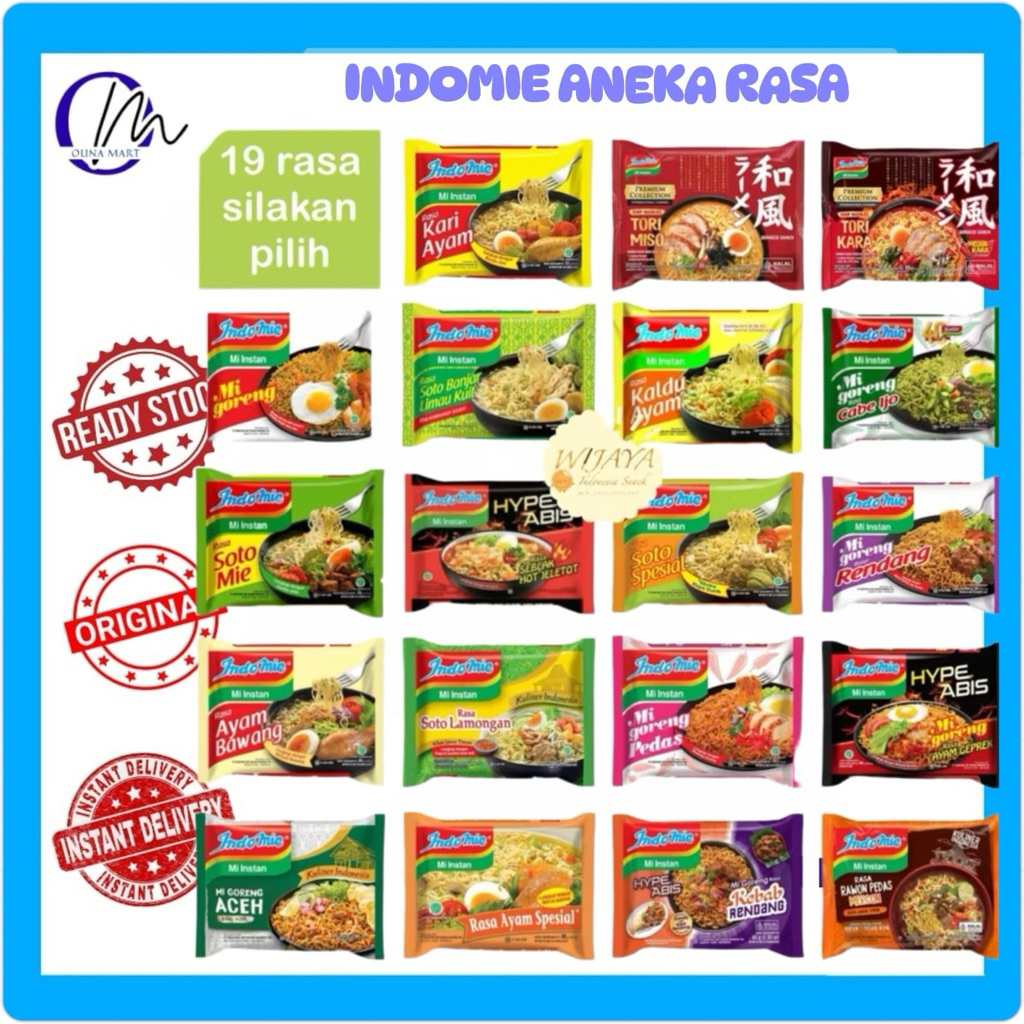 Jual (READY INSTAN) INDOMIE MIE SEMUA RASA ALL VARIAN / SOTO BANJAR ...
