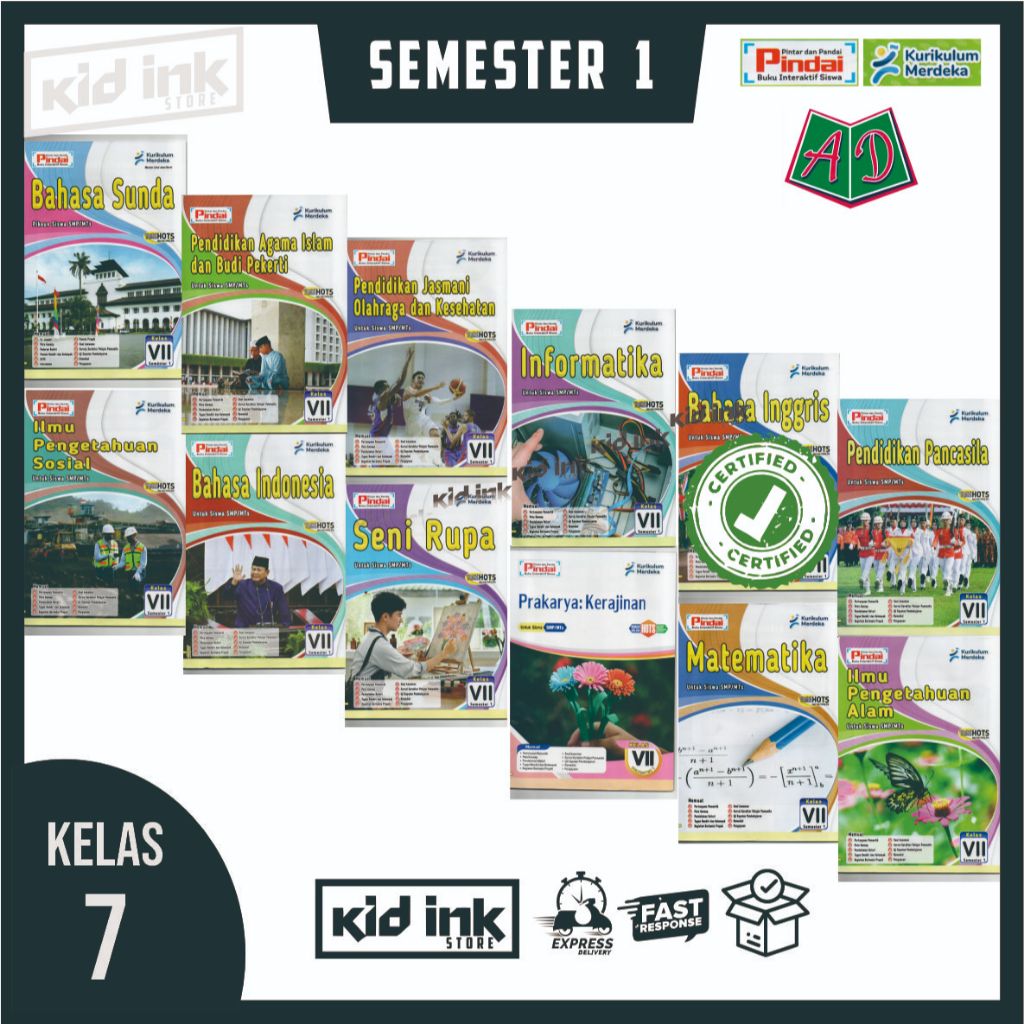 Jual LKS PINDAI KUMER KELAS 7 SMP (ARYADUTA) SEMESTER 1 | Shopee Indonesia