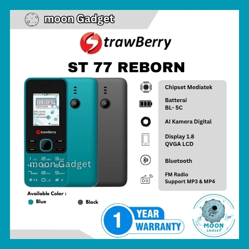 Jual HP STRAWBERRY ST77 REBORN CANDYBAR (GARANSI RESMI STRAWBERRY ...