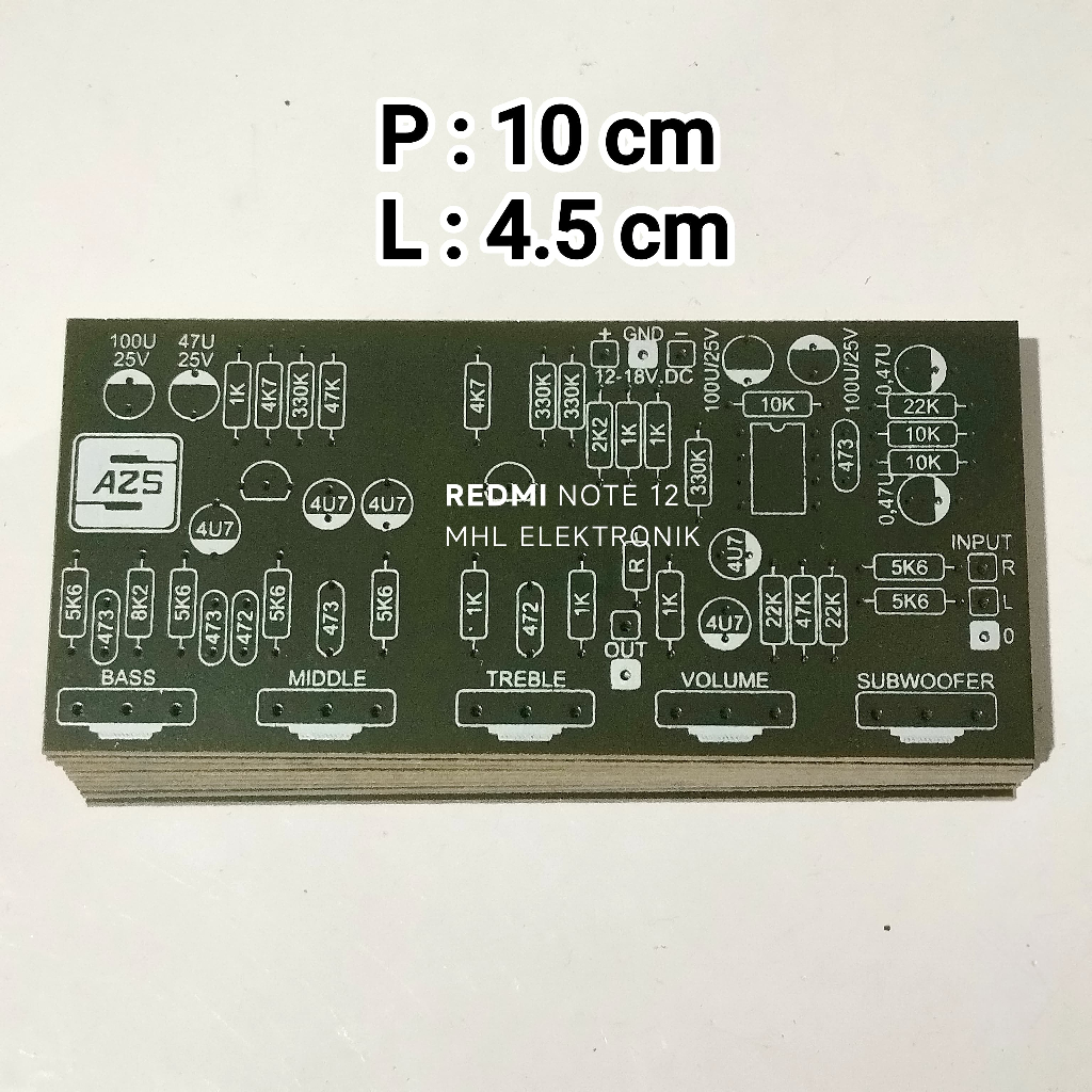 Jual PCB Tone Control Mono Plus Middle Dan Subwoofer | Shopee Indonesia