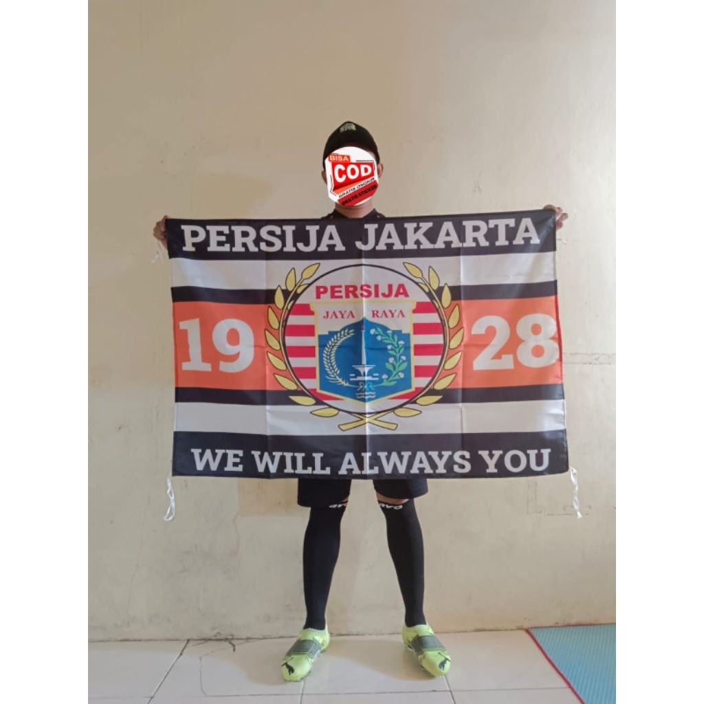 Jual BENDERA CLUB BOLA PERSIJA 90X 60 Cm REadY | Shopee Indonesia