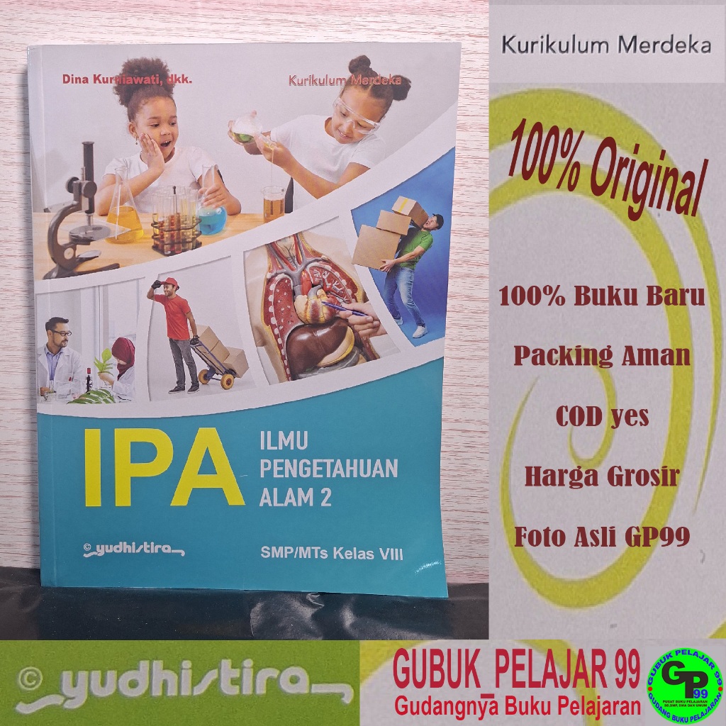 Jual ILMU PENGETAHUAN ALAM (IPA) 2 Kelas 8/ VIII Untuk SMP/MTs ...