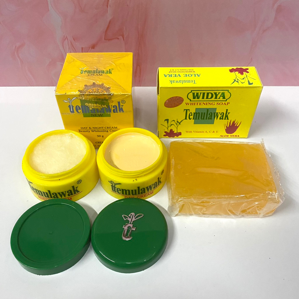 Jual Paket Cream Temulawak 3in1 (Cream S/M + Sabun) | Shopee Indonesia