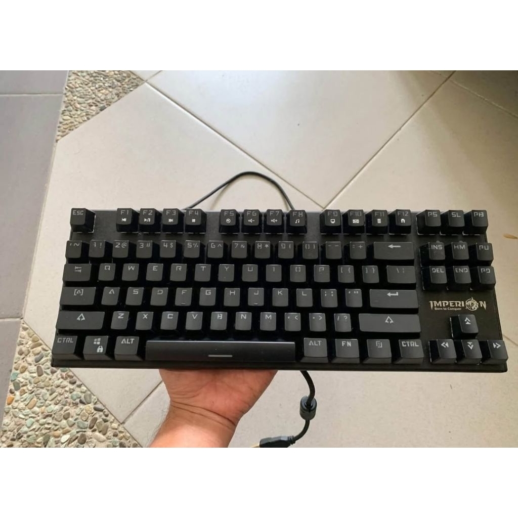 Jual KEYBOARD IMPERION MECH 7 MECHANICAL TKL RGB | Shopee Indonesia