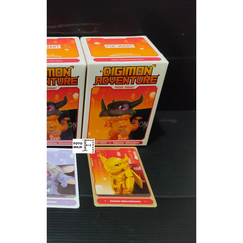 Jual POP MART SECRET WarGreymon Gold - Digimon Adventure Fridge Magnet ...