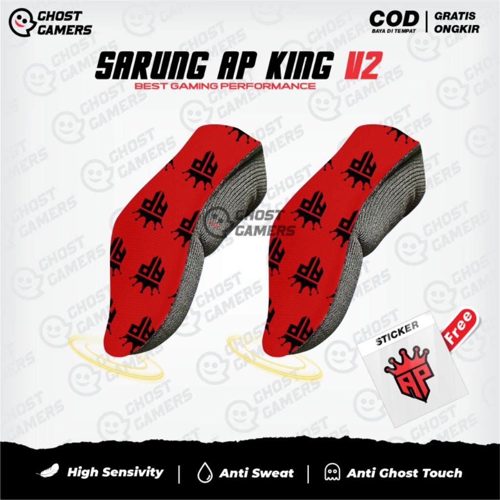 Jual Sarung Gaming Jempol AP KING Andra GZ V2 Anti Keringat Responsive ...