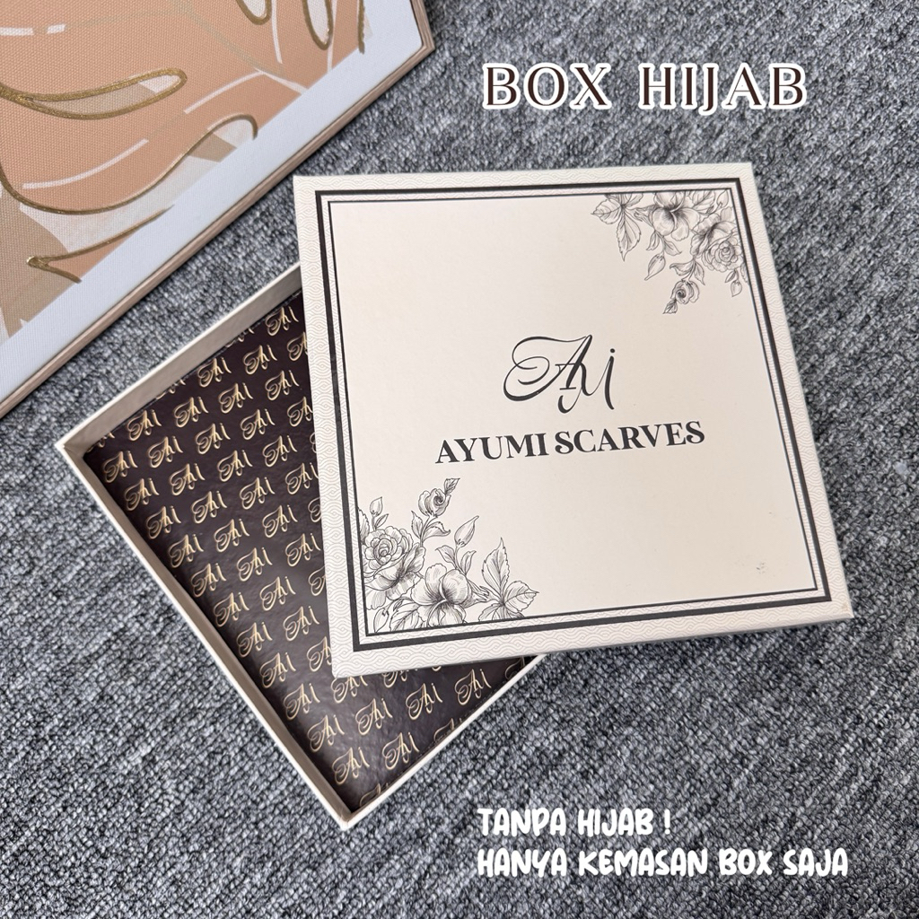 Jual BOX HIJAB | Kemasan Box Untuk Hijab | Box Tebal / HardBox | Shopee ...
