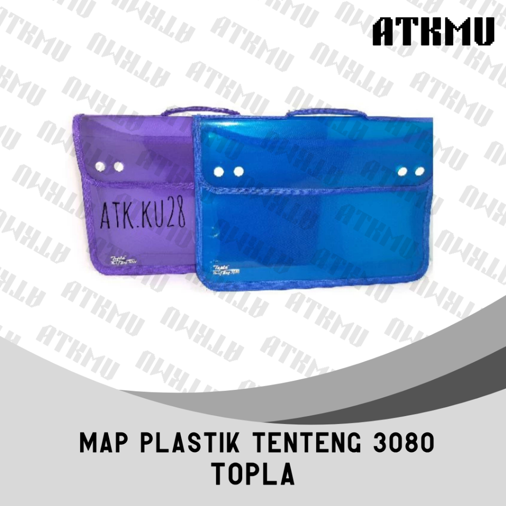 Jual Map Plastik Kancing Tenteng Folio TOPLA 3080 / Zipper Kancing Cetekan Tali Tenteng / Map ...