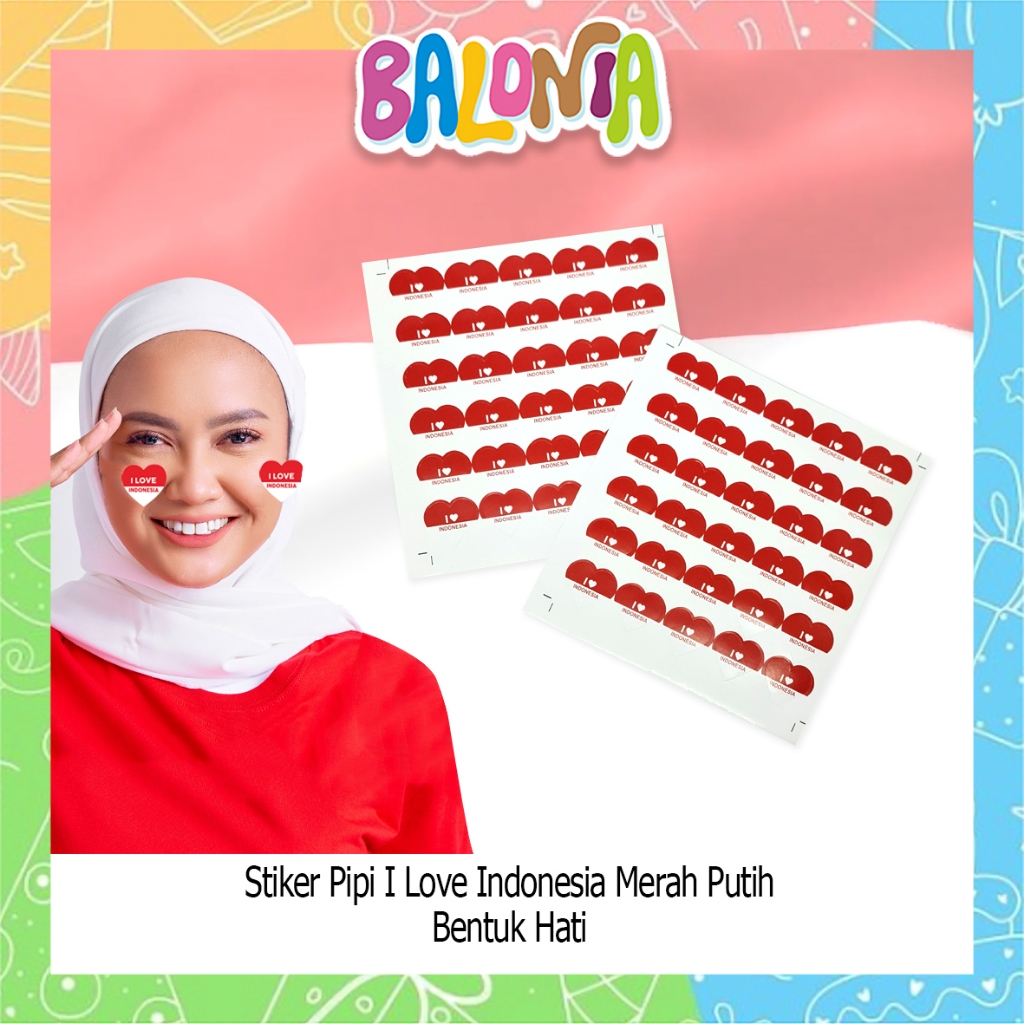 Jual Sticker Pipi Indonesia, stiker merah putih indonesia, stiker HUT ...