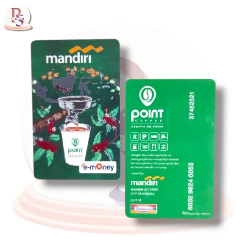 Jual KARTU ETOLL EMONEY MANDIRI - POINT COFFEE | Shopee Indonesia