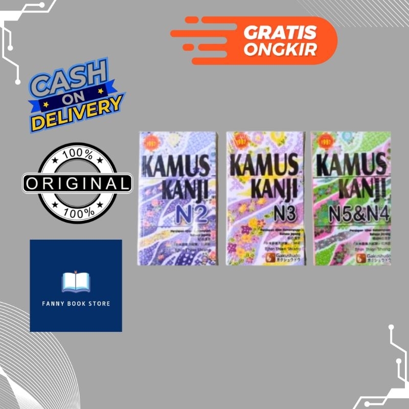 Jual Kamus Jepang - Kamus Kanji N3 N4 N5 Gakushudo | Shopee Indonesia