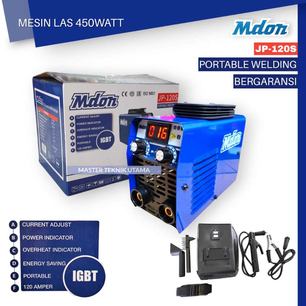 Jual COD!! Mesin Las Inverter Welding mesin las listrik 450 watt MMA 120A IGBT 450 watt mini ...