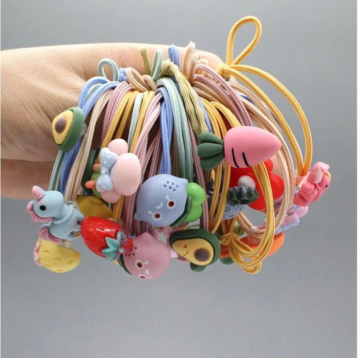 Jual IKAT RAMBUT BUAH KARAKTER BERBAGAI MOTIF KARAKTER DAN BUAH / IKAT ...