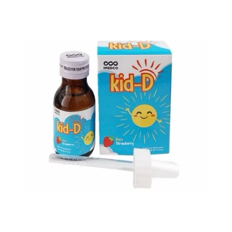 Jual kid - D syrup vitamin D 400 IU 60ml untuk anak | Shopee Indonesia