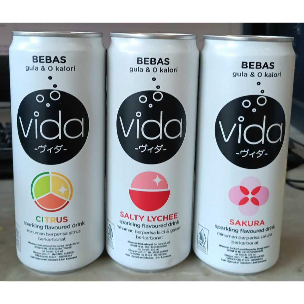 Jual Vida Sparkling flavoured drink 325mL | Shopee Indonesia