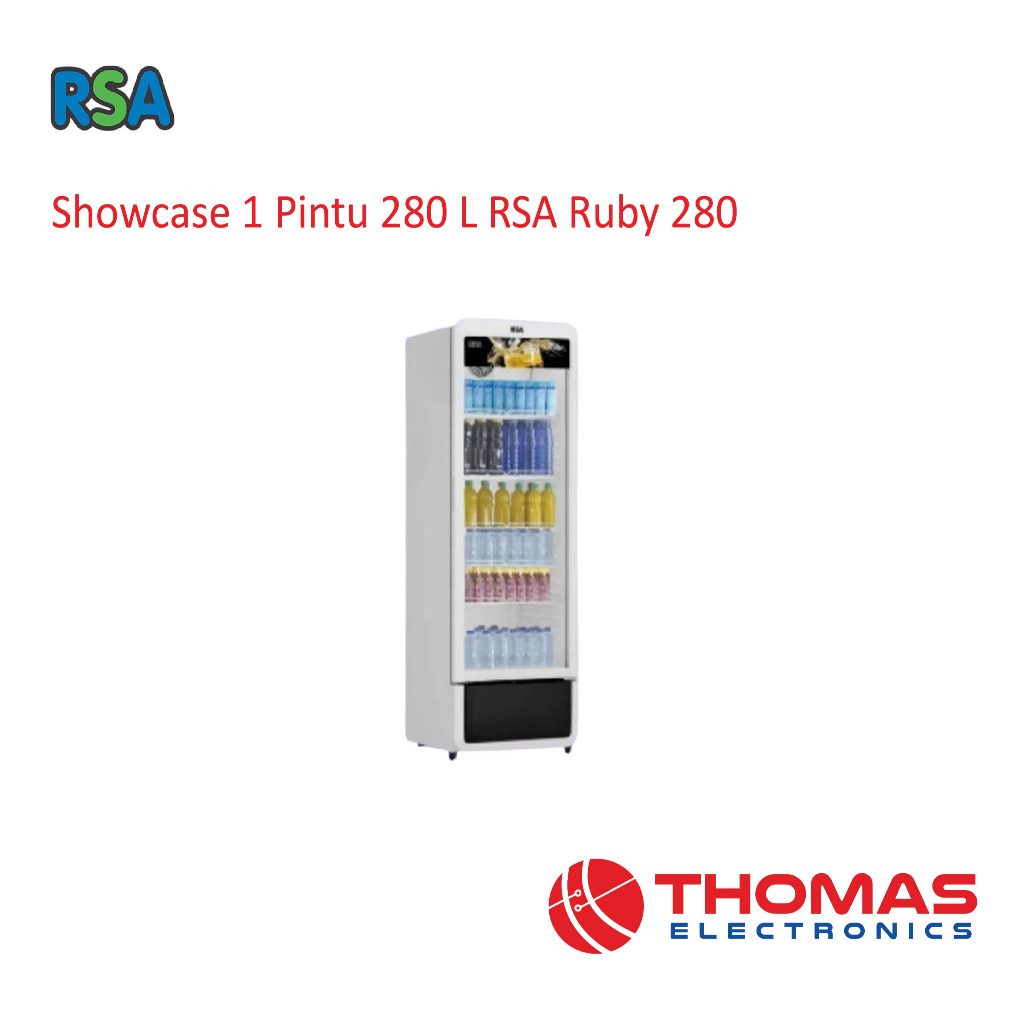 Jual Showcase 1 Pintu 280 Liter RSA RUBY280 RUBY 280 Lemari Pendingin ...