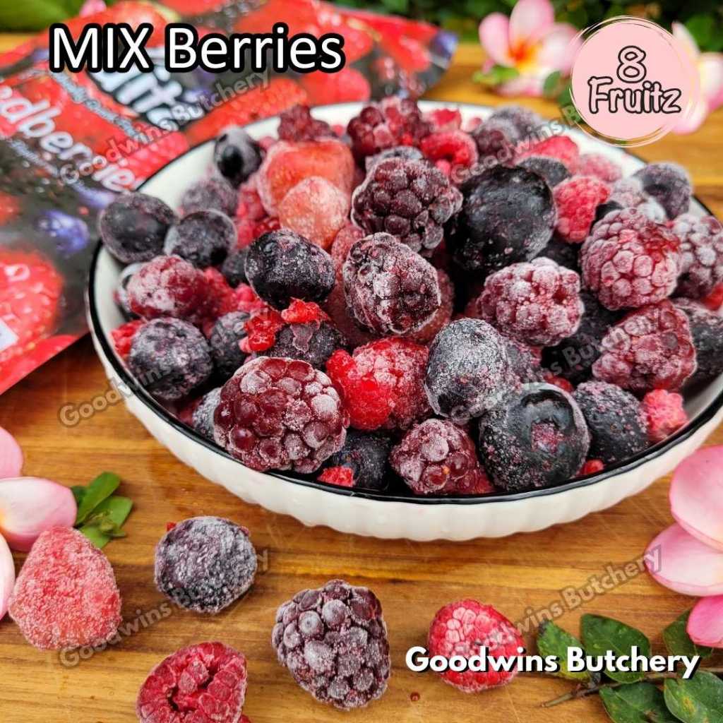 Jual Frozen fruit IQF 4 BERRIES MIX Strawberry Blueberry Raspberry ...