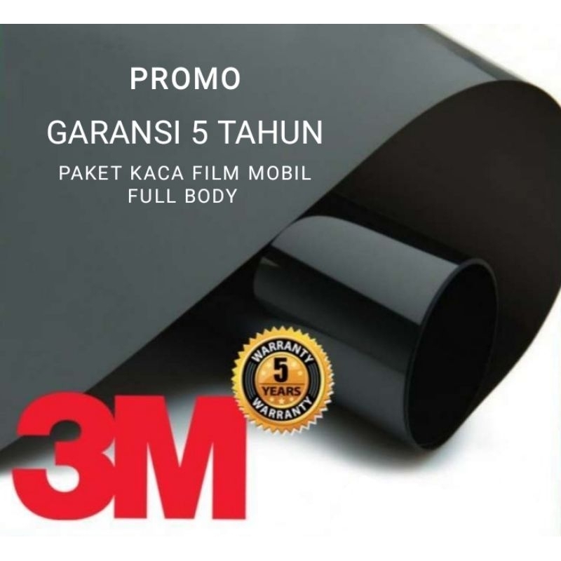 Jual Kaca Film Mobil 3M Black Beauty Asli Original, kaca film mobil merk 3M, kaca film peredam ...